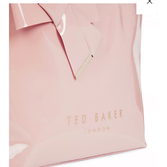 Ted Baker London | Bags | Ted Baker Light Pink Icon Large Knot Bow Tote ...